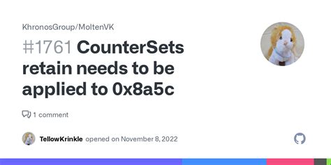 Countersets Retain Needs To Be Applied To 0x8a5c · Issue 1761