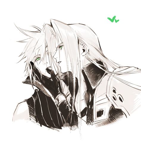 Cloud Strife And Sephiroth Final Fantasy And 1 More Drawn By Lydiaaa