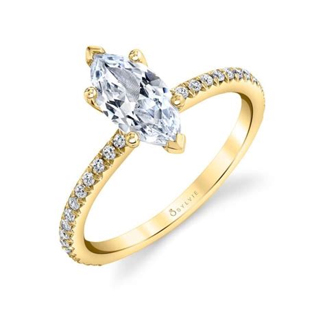 Diamond Engagement Rings For Sagittarius Sylvie Jewelry