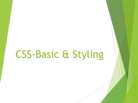 20131004 Css Basic And Styling By 懿鋆 Ppt