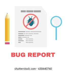 Bug Report Qa Testing Software Testing Stock Vector Royalty Free 630640760 Shutterstock
