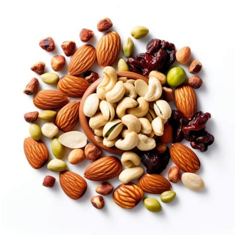 Premium Photo Assorted Healthy Nuts And Seeds