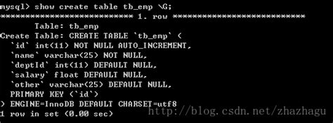 Mysql查看建库建表语句查看数据库创建语句 Csdn博客
