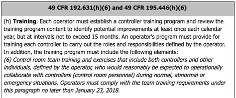 Team Training For Pipeline Operators New Phmsa Faqs Enersys