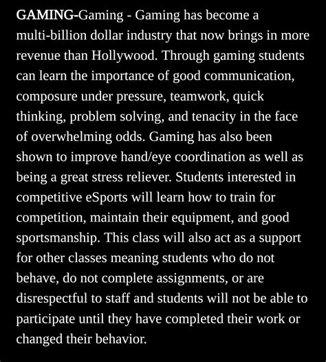 My School Made Gaming A Class Lmao Rteenagers