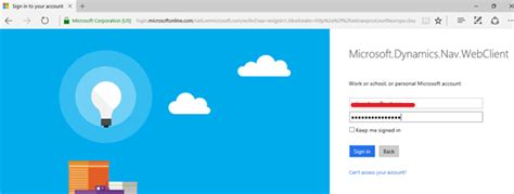 Set Up Single Signon In Dynamics Nav With Office 365 Using Windows