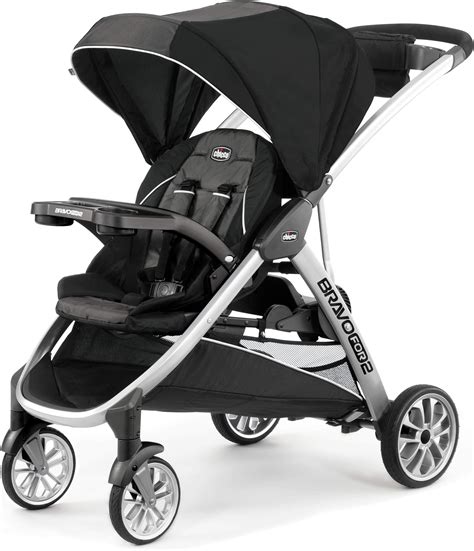 Chicco Bravo For2 Standing Sitting Double Stroller Iron