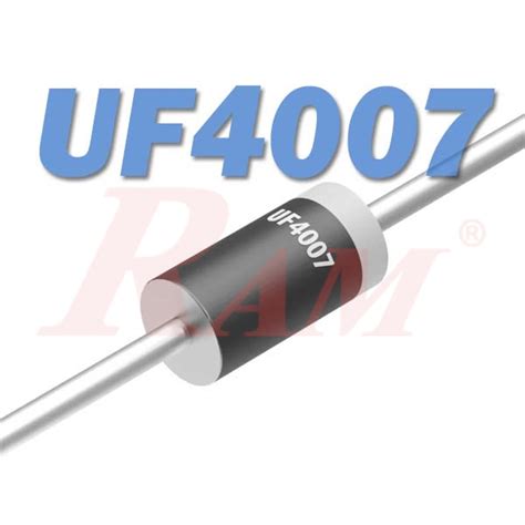 Uf4007 Ultra Fast Switching Diode 1a 1000v Ram Electronics Website