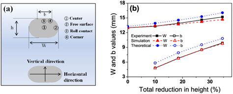 A Schematic Of Cross Sectional Shape Of Flat Rolled Wire And Download Scientific Diagram