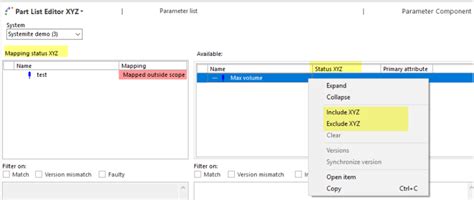configuring the part list editor systemweaver