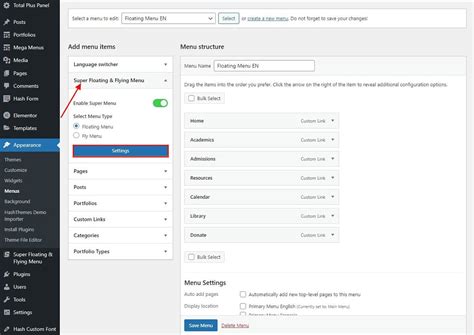 How To Create A Multilingual Menu On Super Floating And Fly Menu Plugin