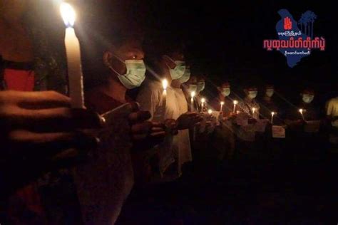 ရေစကြိုမြို့နယ်တွင် ဖက်ဆစ် စစ်တပ် တော်လှန်ရေး ညသပိတ် ပြုလုပ် Khit