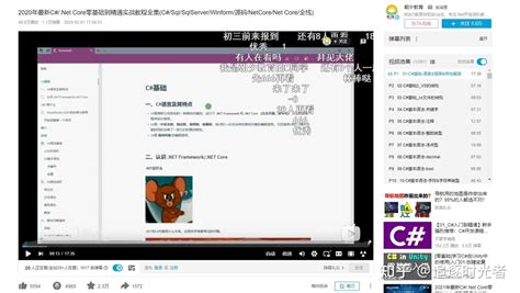 全网最全面的C NET NET Core学习视频汇总从入门到精通你值得拥有 知乎