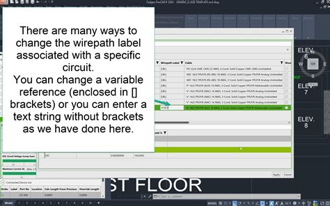 Using The Project Circuits Editor Support
