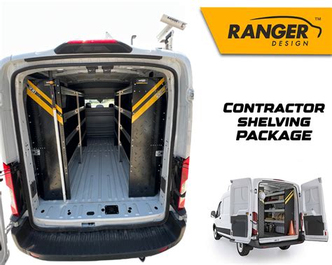 Ford Transit Contractor Shelving With Ladder Rack Legend Equipment