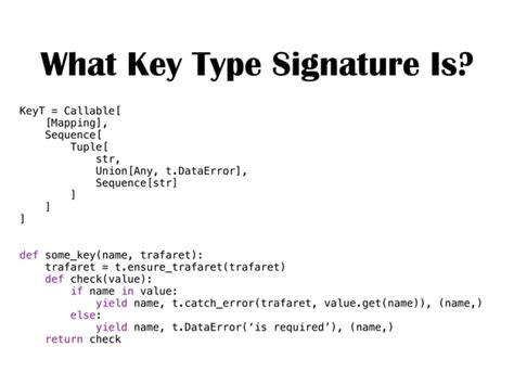 Trafaret Monads And Python Ppt