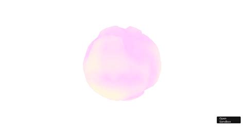 Vanilla Blob Shader Codesandbox