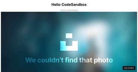 React Image Marker Examples CodeSandbox