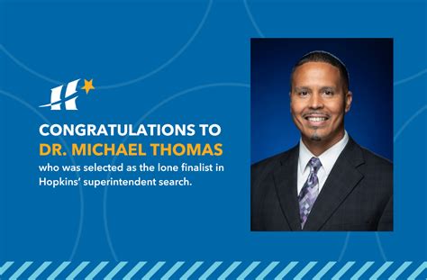 Hopkins School Board Selects Dr Michael Thomas As Next Superintendent