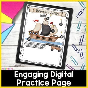 Prepositions And Prepositional Phrases Lesson Practice Assessment The Rigorous Owl