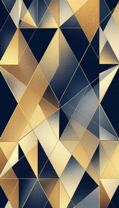 Free Gold Navy Geometry Image Geometric Abstract Triangles