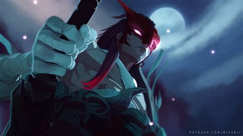 League Of Legends Yone By Mizuriau On Deviantart