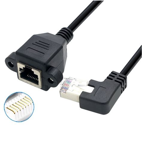 Cat6 Ethernet Cable Rj45 Right Angle Utp Network C Grandado