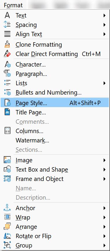 Can I Set Margins In Writer To Be Exactly Cm English Ask