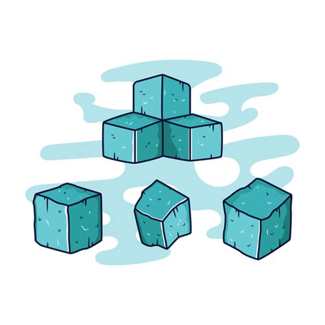 Ice Cube Vector Vector Art At Vecteezy