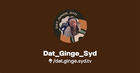 Dat Ginge Syd Twitter Instagram Tiktok Twitch Linktree