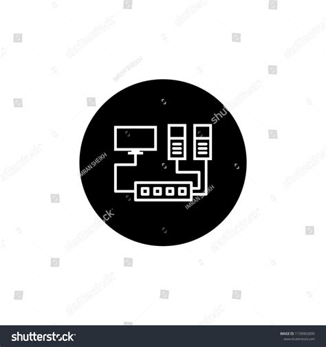 Kvm Equipment Icon Stock Vector Royalty Free 1139902895 Shutterstock