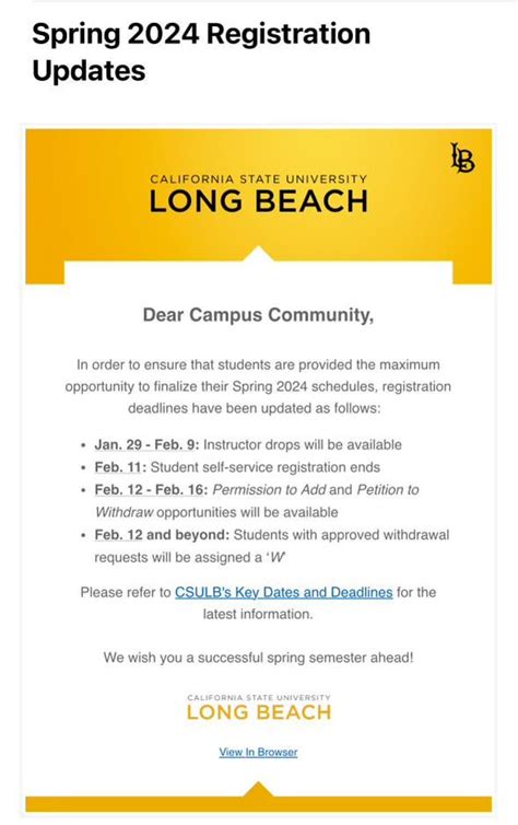 Dont Go To Class Instructor Drop Dates Updated Rcsulb