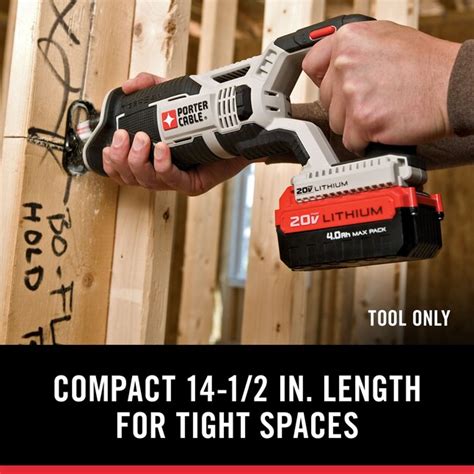 Porter Cable 20 Volt Max Variable Speed Cordless Reciprocating Saw