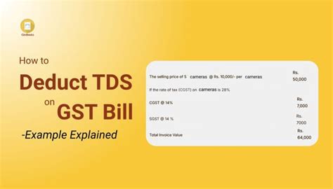 How To Deduct Tds On Gst Bill Example Explained
