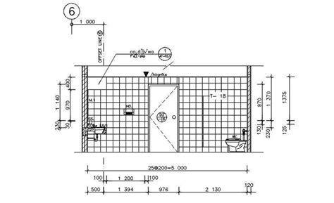 A Drawing Of A Bathroom With The Door Open And Toilet In It S Center