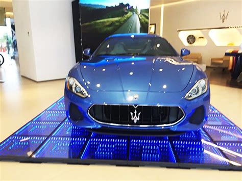 Portable Illuminated Tempered Plexiglass Flooring 3d Mirror Led Lighted