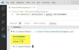 How To Get HP Laptop Model And Serial Number Using PowerShell