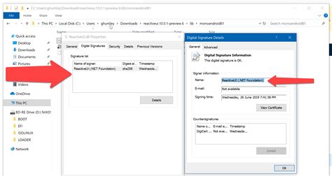 authenticode signing aka digital signatures for assemblies · issue