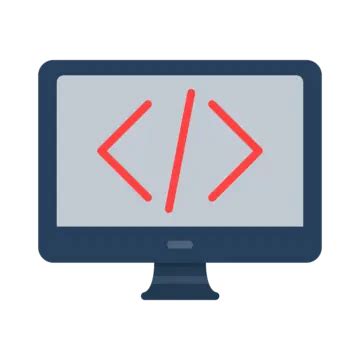 Coding Flat Icon Vector Fintech Technology Code PNG And Vector With Transparent Background