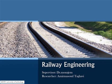 Earthwork And Track Formation Railway Engineering Ppt