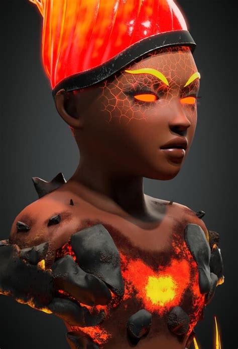 Artstation Fire Sprite Battle Ready
