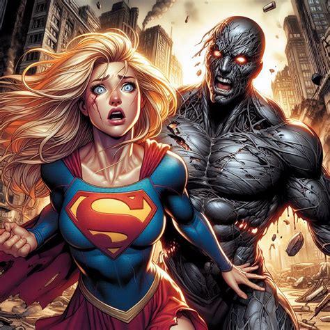 Supergirl Vs Darkseid 02 By Guardianannabelle On Deviantart