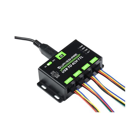 Buy Waveshare Industrial Usb To 4ch Ttl Converter Usb To Uart Multi Protection And Systems Support