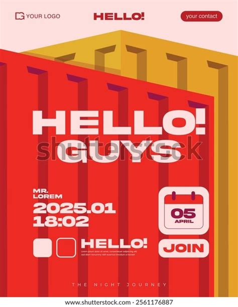 Shipping Container Delivery Logistics Transportation Vector Stock Vector Royalty Free