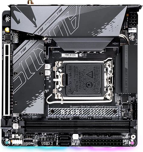 Open Box Gigabyte B760i Aorus Pro Lga 1700 Intel B760 Ddr5 Sata 6gb S Mini Itx Motherboard
