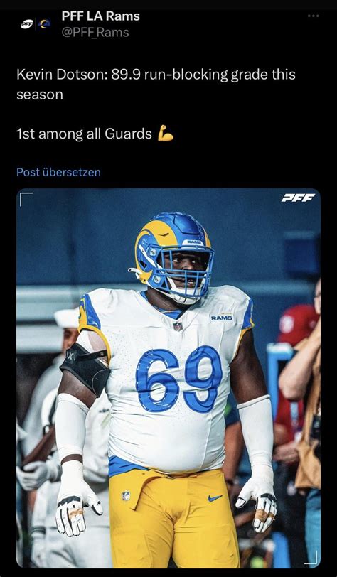 Kevin Dotson 1st Among All Guards Rlosangelesrams