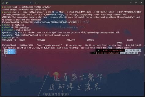 飞腾arm平台使用docker部署ftp教程 Hackerbss Blog 探索知识的宇宙