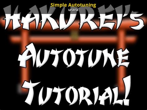 Collections Simple Autotuning Gamebanana Tutorials