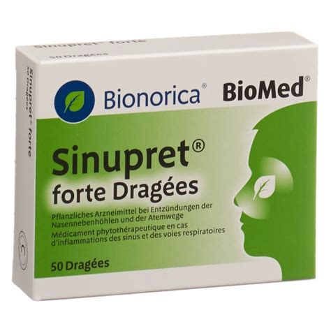 Sinupret Forte Drag Blist 50 Stk Coop Vitality Apotheke