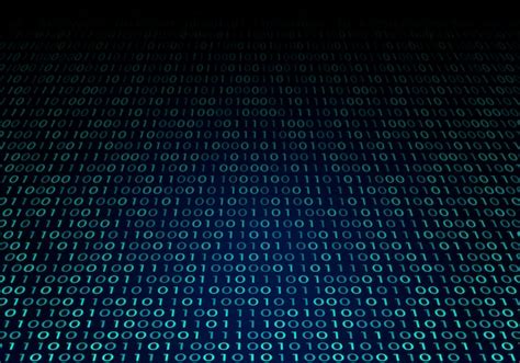 Premium Vector Digital Binary Code Background Matrix Style Program